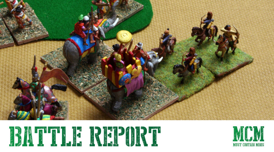 DBA Battle Report - Medieval Hindu vs Turkish Army - Must Contain Minis