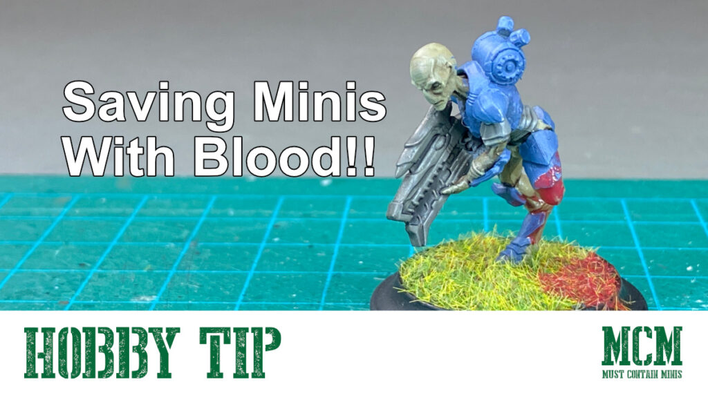 Saving Miniatures with Army Painter Blood Effect - Must Contain Minis